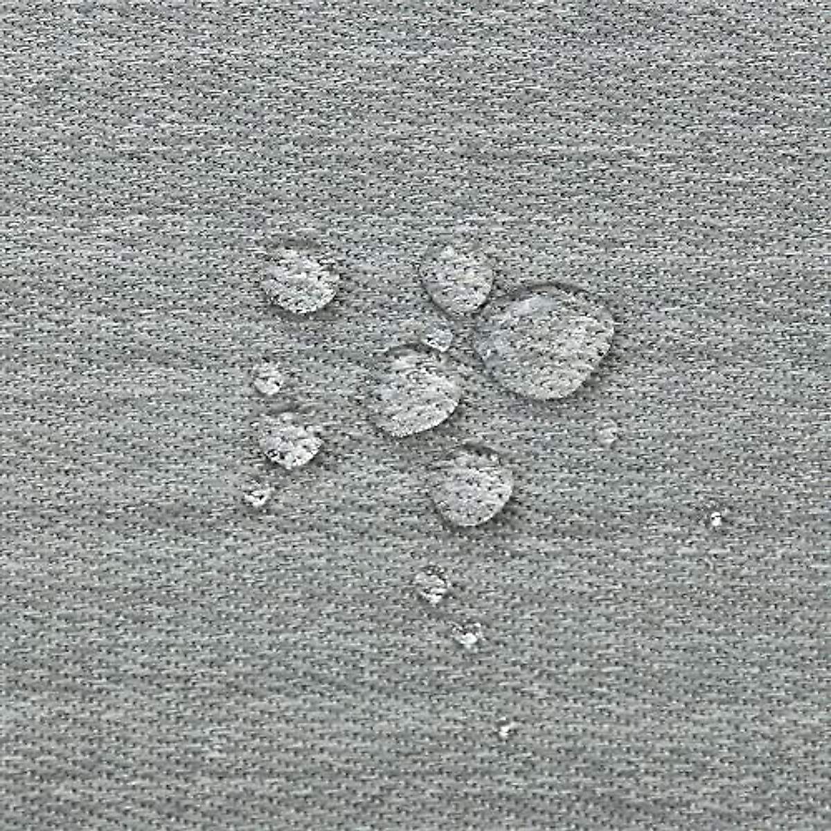 Magpie Fabrics Patio Square Chair Cushions 18"x18"x2.5" with Ties, 2 Pack, Waterproof Weather Resistant Indoor/Outdoor Universal Corner Seat Cushion, for Garden Dining Office(Grey Linen)