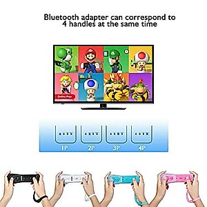 Built-in Motion Plus 2 in 1 Wireless Remote Controller Gamepad Joystick for Nintendo Wii/Wii U, w/Silicone Case & Hand Strap (Blue)