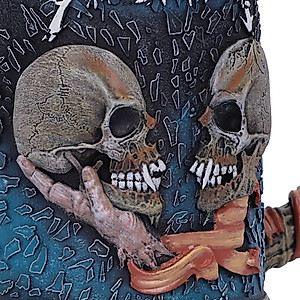 Nemesis Now Metallica Sad But True Tankard 15.5cm, Resin, Blue, Officially Licensed Metallica Merchandise, Inspired by Pushead Artwork, Cast in The Finest Resin, Expertly Hand-Painted