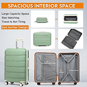 Joyway Luggage 5 Piece Sets， Lightweight Rolling Hardside Travel Luggage with TSA Lock，Luggage Set Clearance，Suitcase with Spinner Wheels for Women