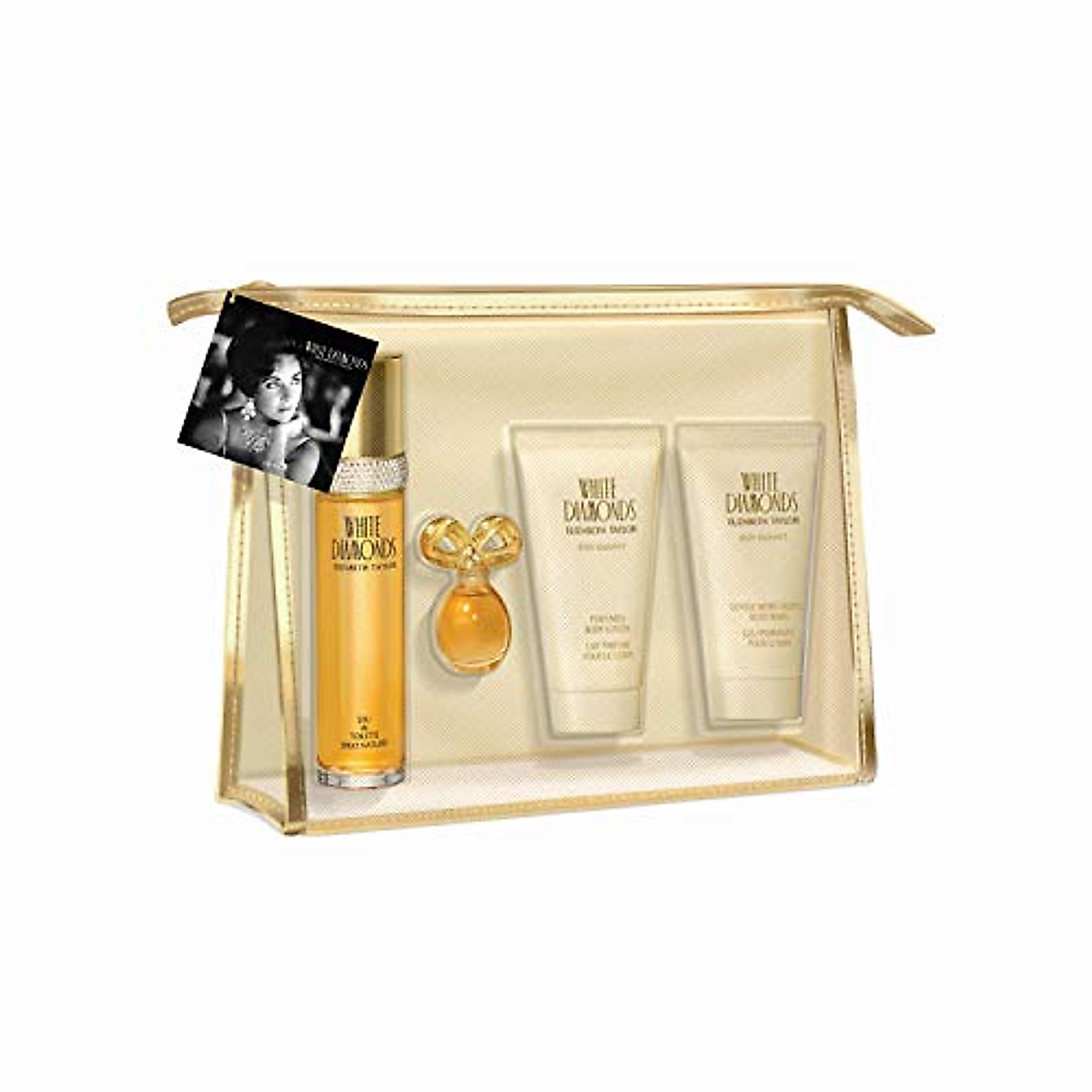 Elizabeth Taylor Elizabeth Taylor White Diamonds Women's Fragrance 4 Piece Gift Set, 1.7 Ounce Eau De Toilette Spray, 4 count