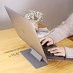 Invisible Laptop/tablet Stand Ultra-slim Lifting Stand Waterproof Adjustable Detachable Lightweight 2019 New Folding Computer Notebook Stand for 9.7Inch-15.6 Inch for Apple Mac/MacBook Pro/MacBook Air