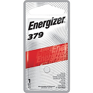 Energizer 379 (SR521SW) Silver Oxide Battery (Pack of 5)