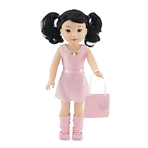 Emily Rose 14.5 Inch Doll Clothes 7 Piece Doll Ballerina Dancer Outfit Including Ballet Doll Shoes | GIFT BOXED! | Compatible with 14.5" Wellie Wishers and Glitter Girls Dolls