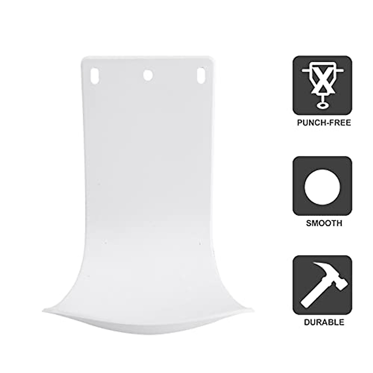 Alipis 5 pcs Plastic Water Tray Kitchen Scrubber Holder Hand Dispenser Tray bathrub Tray soap Dispenser drip Tray soap Dispenser Trays Foam Dispenser Tray Wall-Mounted White Cup Holder