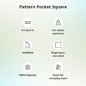 tiemart Pattern Pocket Square (Pale Pink Clara Paisley)