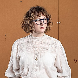 Kolo Harrison Premium Reading Glasses, Classic Round Style, Black, 2.5