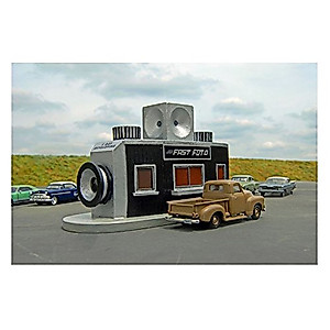 Bachmann Industries Roadside Usa Building Fast Foto Drive-Through HO Scale Train