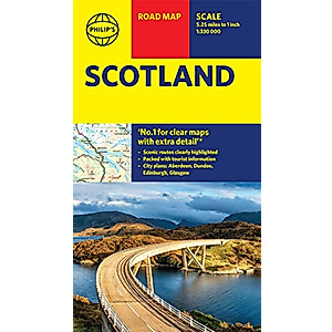 Philip's Scotland Road Map (Philip's Sheet Maps)