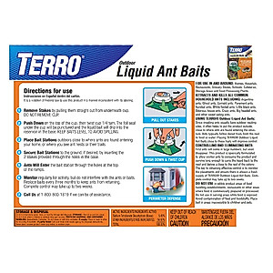 TERRO T1806SR 2-Pack Outdoor Liquid Ant Baits-12 Traps