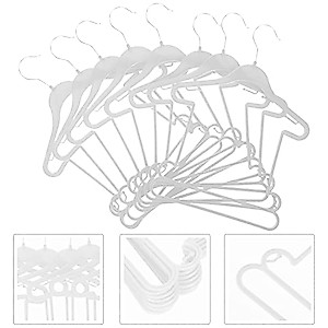 ULTECHNOVO Hangers 100 Pack Kids Hangers 10 Pcs Baby Hangers for Closet Non Laundry Infant Pant Hangers Shirt Coat Hanger for Nursery Toddler Clothing Hangers White Hangers 100 Pack Hangers 50 Pack