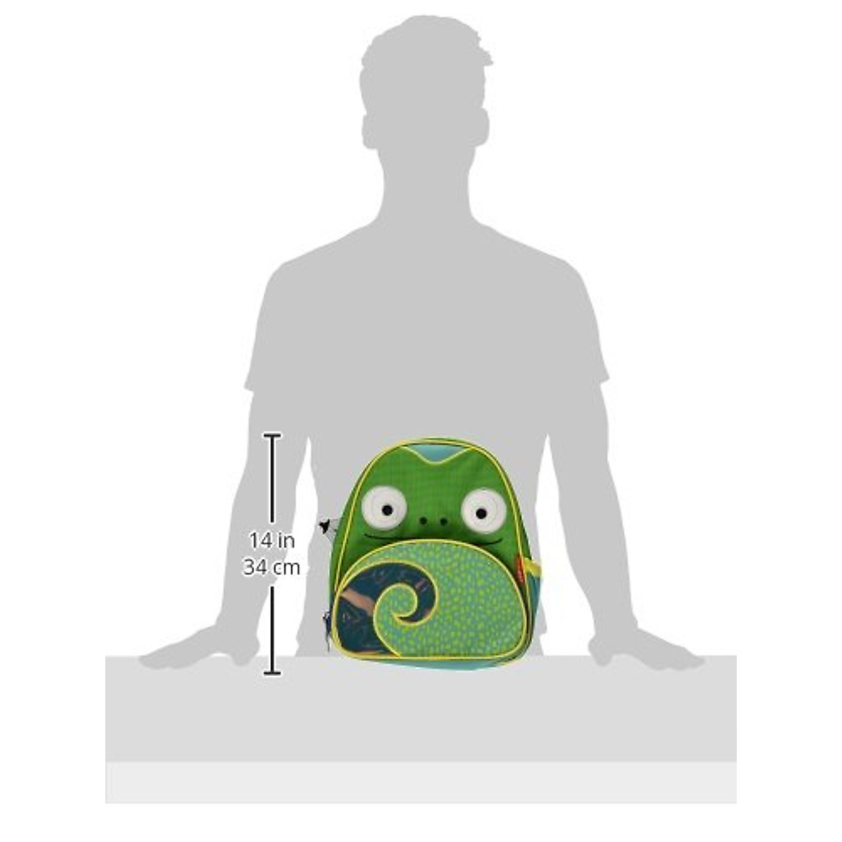 Skip Hop Toddler Backpack, Zoo Preschool Ages 3-4, Chameleon