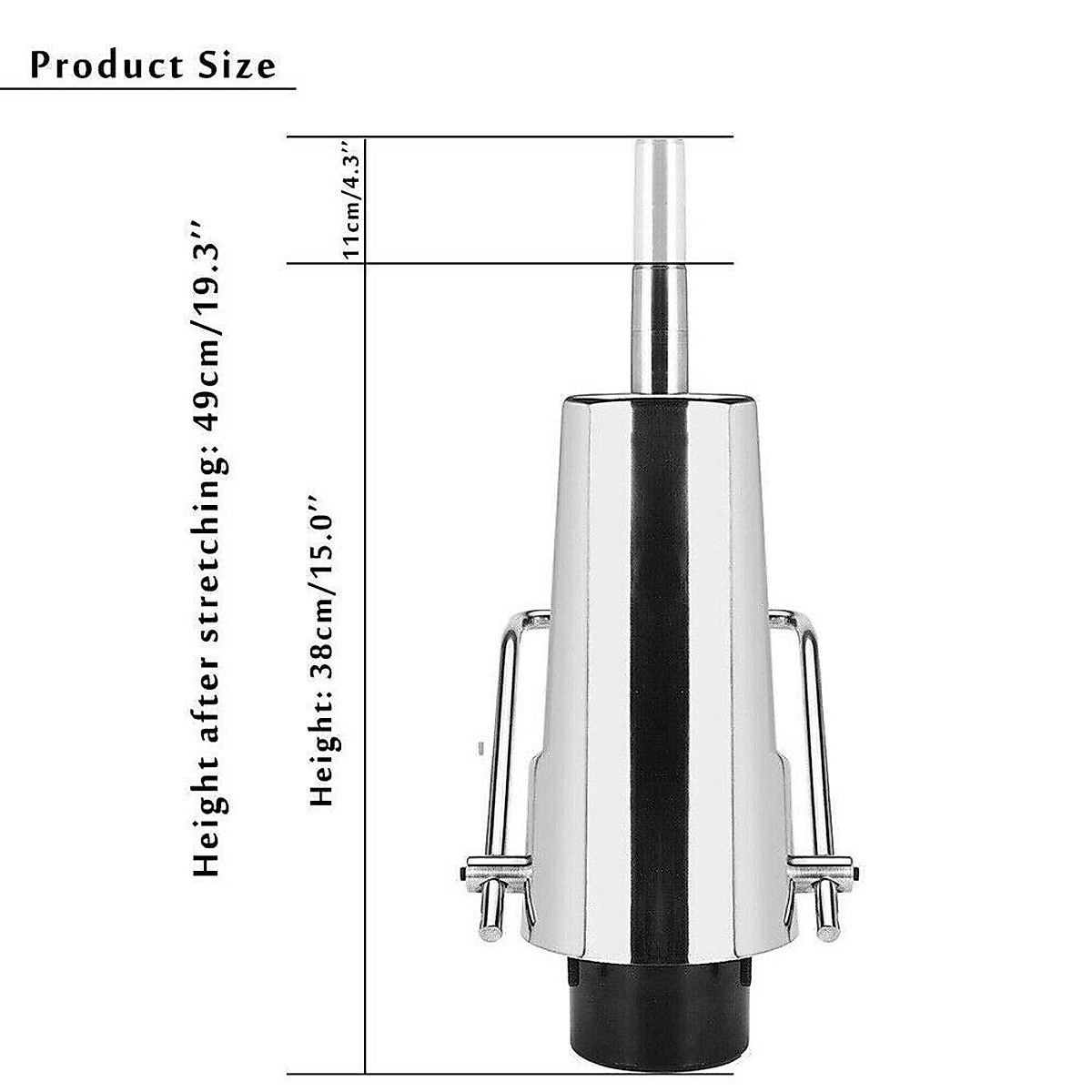 GDAE10 Beauty Equipment - Barber Chair Hydraulic Pump, Adjustable Barber Salon Styling Chair Replacement Lift 4 Screw Chair with Hydraulic Pump, Beauty Chairs for Salon, Black