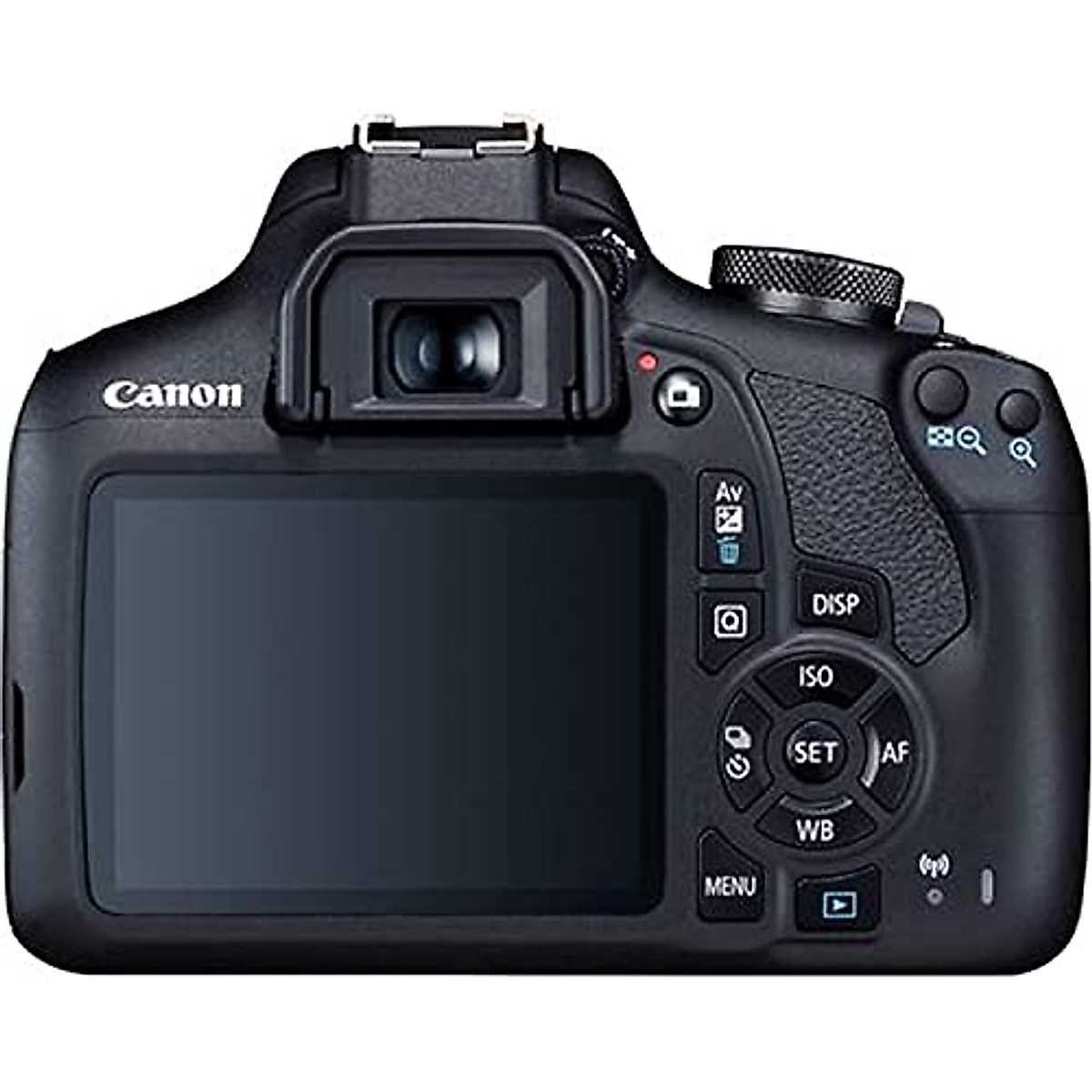 Canon EOS 2000D (Rebel T7) DSLR Camera w/Canon EF-S 18-55mm F/3.5-5.6 Zoom Lens+Canon EF 75-300mm III Lens+500mm f/8.0 Telephoto Lens+case+128Memory Cards (24PC)