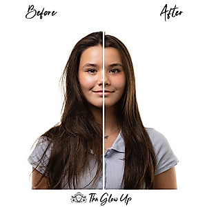 J&K The Glow Up Shampoo & Conditioner Set - Sulfate-Free, Hydrating and Volumizing, Salon Quality Formula for Fine & Thick Hair, Color-Treated Hair Rejuvenation & Extra Shine For Women (250 ML Each)