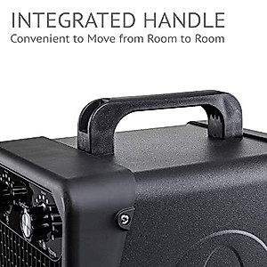 Ivation Ozone Generator Air Purifier, Powerful Compact Unit Deodorizes, Sanitizes & Improves Indoor Air Quality Up To 4000 Sq. Ft. - for Dust, Pollen, Pets, Smoke & More