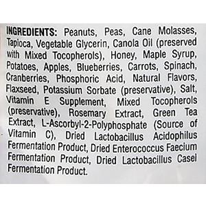 Earthborn Holistic EarthBites Peanut Flavor Grain-Free Moist Treats for Dogs, 7.5 Ounce Bag