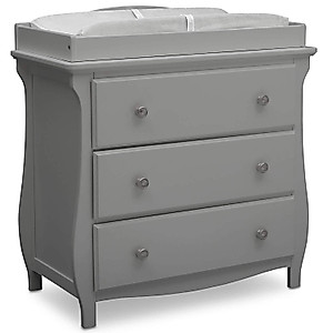 Delta Children Lancaster 3 Drawer Dresser with Changing Top