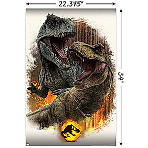 Trends International Jurassic World: Dominion - Giga Vs T. Rex Wall Poster