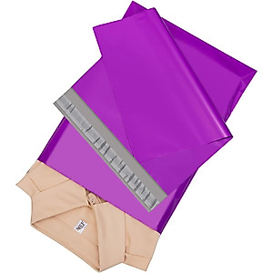 Metronic Poly Mailers 10x13 100 Pcs, Large Shipping Bags for Clothing | Strong Adhensive Mailing Bags for Small Business, Shipping Envelopes, Tear-resistant Packing Bags in Purple