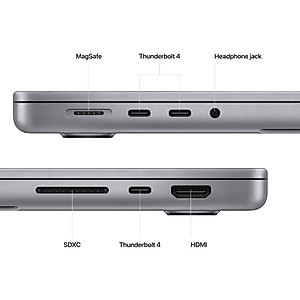 Apple (CTO) 14-in MacBook Pro: M2 Pro 12-core CPU 19-core GPU 32GB 4TB Space Gray 96W