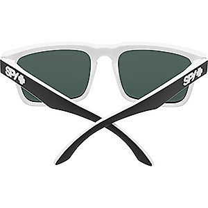 SPY Helm Whitewall - HD Plus Gray Green with Red Spectra Mirror