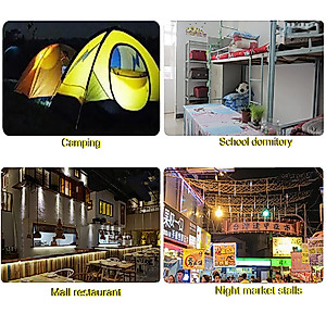 Multi-Functional Emergency LED Light Bulb with USB Charging, Capable to Recharge Mobile Devices , Ideal for Power Outage, Tent Camping, Fishing (WHITE-LED-100W)