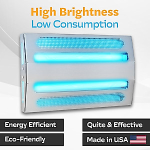 Gardner - iFly - Indoor Wall Mounted UV Fly Light Trap for Capturing Flies, Moths, Mosquitos and Other Flying Bugs