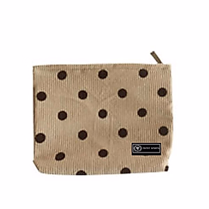 TRITFIT SPORTS- Makeup bag, Cosmetic bag, travel bag, for women, toiletries bag, makeup storage bag, polkadot