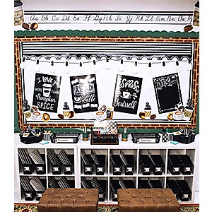 Schoolgirl Style - Simply Stylish | Alphabet Line | Cursive Mini Bulletin Board Set