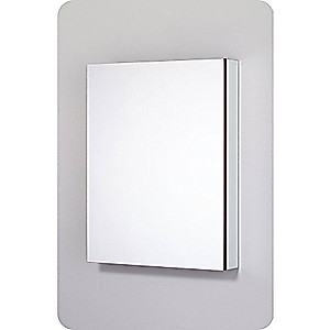 Robern PLM2430GLE Polished Edge, Classic Gray Interior, Electric ̶ Left Hinge PL Series 24" x 30" Flat Top Cabinet