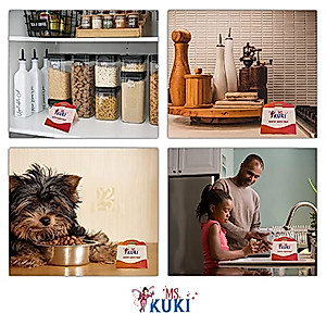 MS. KUKI Moth Traps for Pantry House Kitchen Larder Storeroom Home Indoor Cooking Cellar Buttery Storage Product Paper Cardboard Sticky Glue with Pheromones Prime No Clothes Closet Clothing (6 Pack)