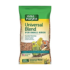 Wild Harvest Universal Blend for Small Birds, 10 lb Bag, Fortified Nutrition (P-99284)