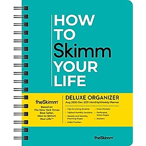 How to Skimm Your Life 17-Month 2020-2021 Monthly/Weekly Planning Calendar
