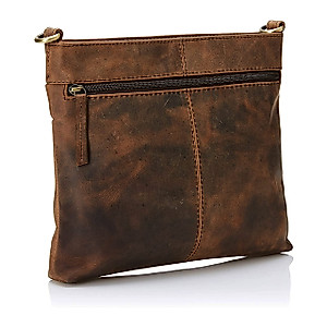 CREATIVE LEATHER ART Women's 11" Inch Leather Purse | Buffalo Leather Purse | Leather Purse | Leather Cross-body Bag | Leather Tote Bag | Leather Handbag