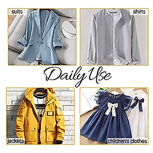 Belinlen 50 Pack 23.6x40inch Clear Plastic Clothes Covers for Hanging Clothes Dust Proof Garment Bags for Small Business Dry Cleaning Store and Home Closet Storage Suit Cover