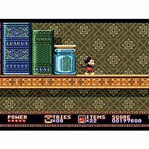 Castle of Illusion Starring Mickey Mouse (Sega Genesis) – Reproduction Video Game Cartridge