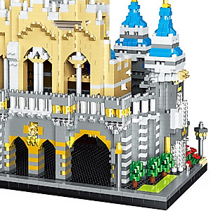 SXPC World Architecture Amusement Park Big Dream Castle Model (5297Pcs) DIY Micro Mini Blocks Building Toy for Kid and Adult