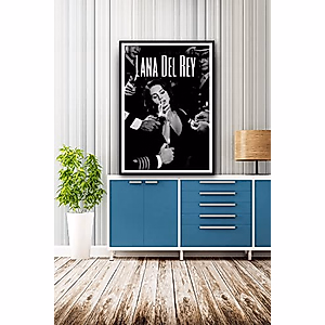 Ukeclvd Malena Movie Poster Lana Del Rey Family Decorative Painting Wall Art Canvas Posters Gifts 12x18 inch No Frame