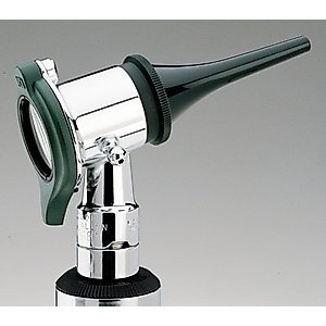 Welch Allyn 20260 3.5V Halogen Hex Veterinarian Pneumatic Otoscope with Reusable Ear Specula Set, Power Handle Not Included