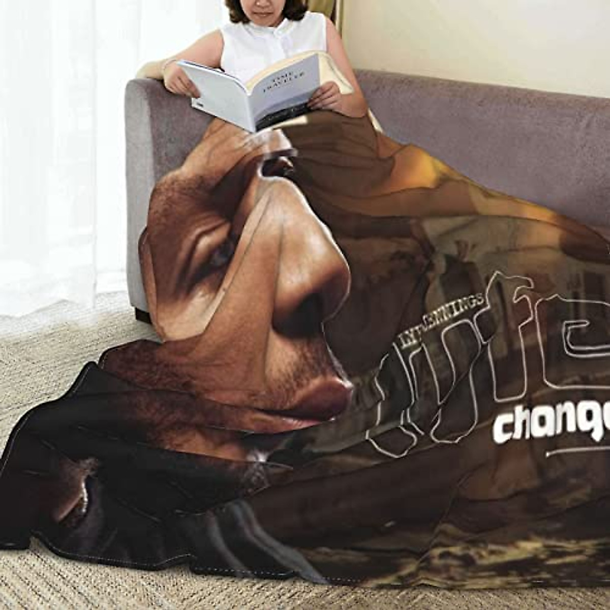 Flannel Blanket Lyfe Jennings Soft Lightweight Throw Blanket Warm Durable Sofa Couch Decor Beding 50"X40"