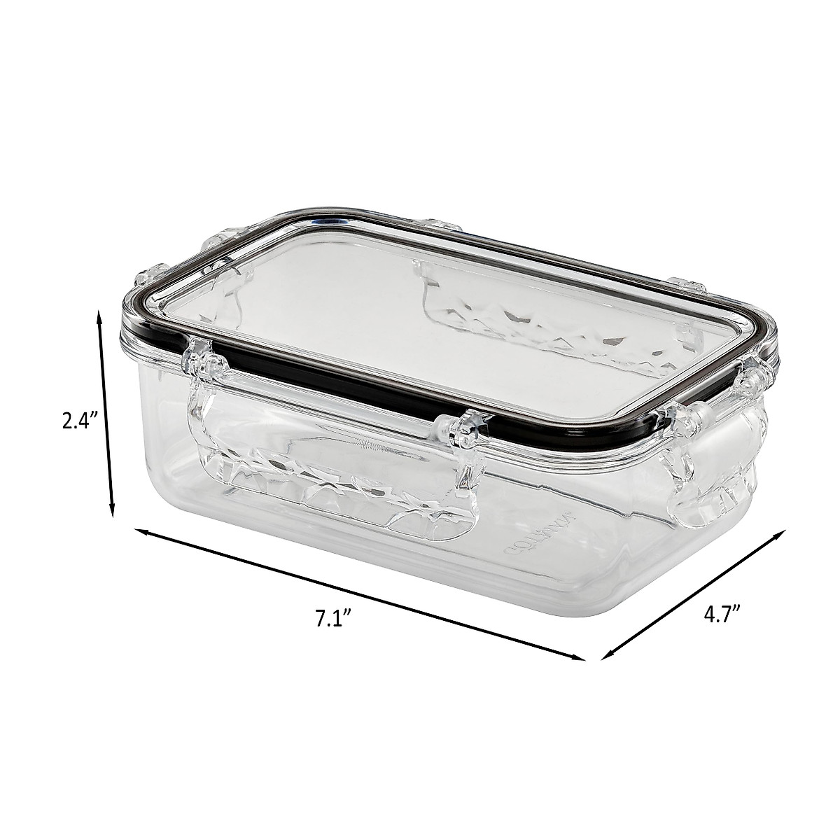 gotman Airtight Food Storage Container With Lid (21.6oz) Leak-Proof Lunch Box | BPA-Free | Meal Prep | Microwave, Freezer and Dishwasher Safe | Kitchen Fridge Organizer Boxes | Fresher Food