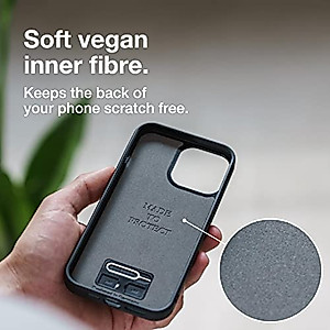 Woodcessories - Magnetic Bumper Case Compatible with iPhone 12 Pro Max case with Magnet, Made of Wood, Walnut