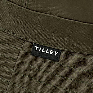Tilley unisex adult Waxed Bucket Hat, Green, X-Large
