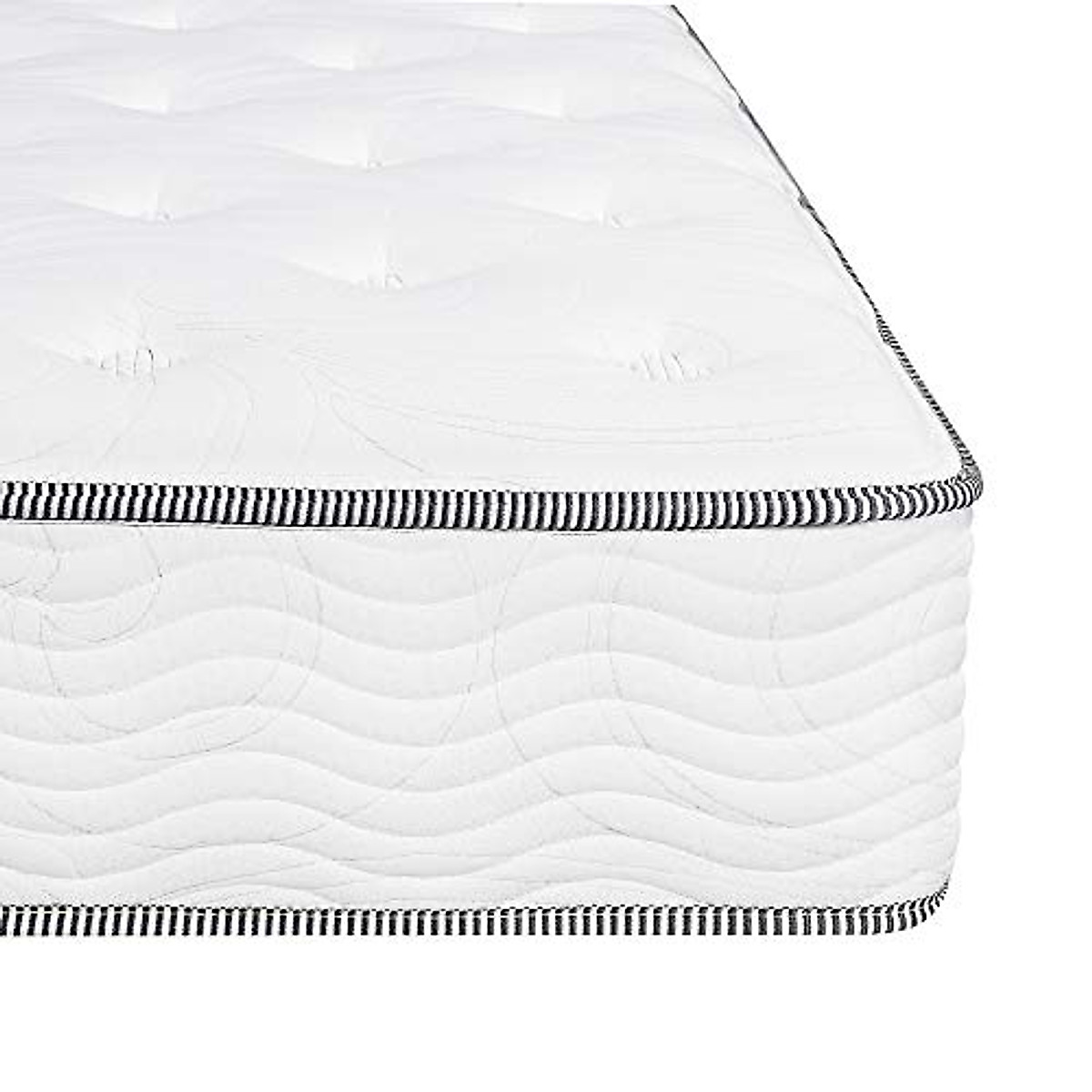 PrimaSleep 10 Inch Hybrid Comfort Tight Top Spring Mattress, Twin