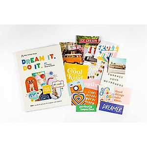 Free Period Press Kids Vision Board Book, Dream It Do It 300+ Words & Images in All Categories, for Visualizing Your Dreams & Goals, Fun, Easy, Age Appropriate Pictures for Collage Making