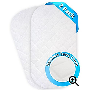 Waterproof Bassinet Mattress Cover - Compatible 17.5” x 29” Chicco Close to You