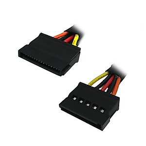 COMeap SATA Power Cable for Dell Inspiron 3653 3650 Series, SATA 15 Pin to Mini 6 Pin ATX Adapter Compatible Part No. GP2JM 15-inch(38cm) (Pack of 2)