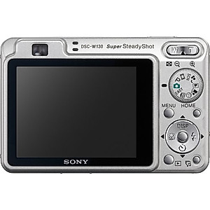 Sony Cyber-shot DSC-W130 8.1MP Digital Camera with 4x Optical Zoom with Super Steady Shot (Silver)