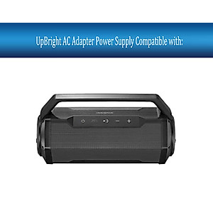 UpBright New Global 18V AC/DC Adapter Compatible with Insignia Waterproof Portable Bluetooth Speaker NS-CSPBTWP1 NSCSPBTWP1 18VDC 3A 18.0V 3000mA Power Supply Cord Cable PS Battery Charger Mains PSU